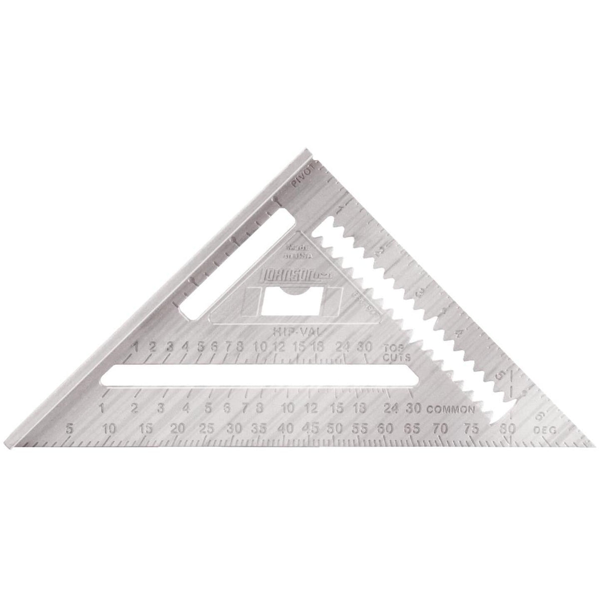 Johnson Level Johnny Square 7 In. Aluminum Professional Rafter Square ...