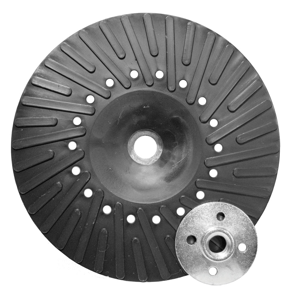 Century Drill & Tool Backing Pad Air-Cooled 7″ 5/8″-11 Arbor Safe Rpm ...